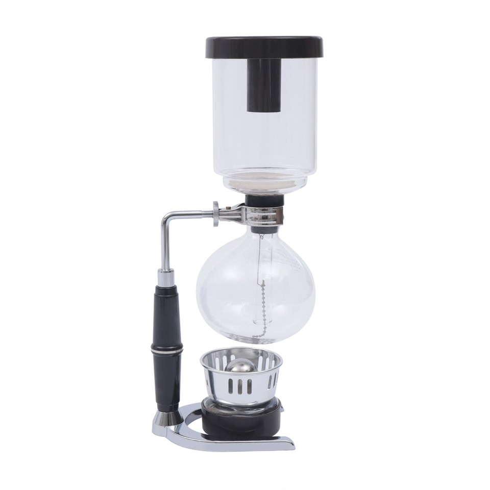 5-Cup Tabletop Glass Coffee Siphon Maker Vacuum Syphon Coffee Brewing ...