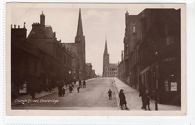 CHURCH STREET, COATBRIDGE: Lanarkshire postcard (C18266) | eBay UK