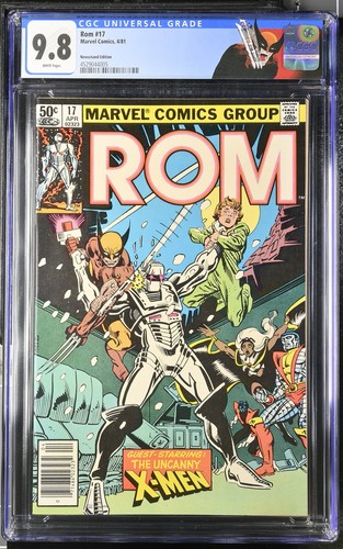 Rom #17 Newsstand CGC 9.8 • Frank Miller X-Men Wolverine Cover • Marvel ...
