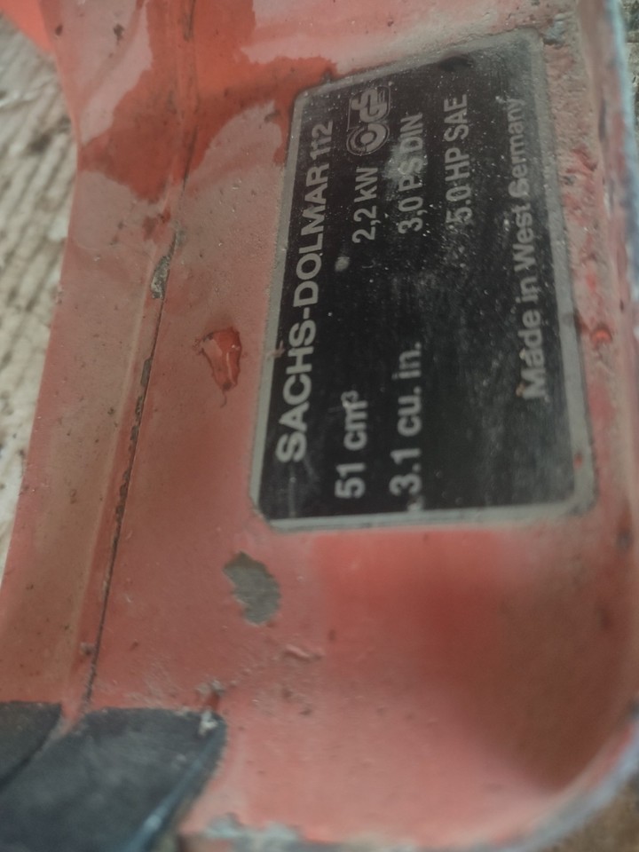 Sachs Dolmar 112 Chainsaw Power Head For Parts Or Rebuild | eBay