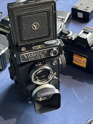 Yashica Mat 124G Medium Format Twin Lens Reflex TLR 120 Film Camera ...