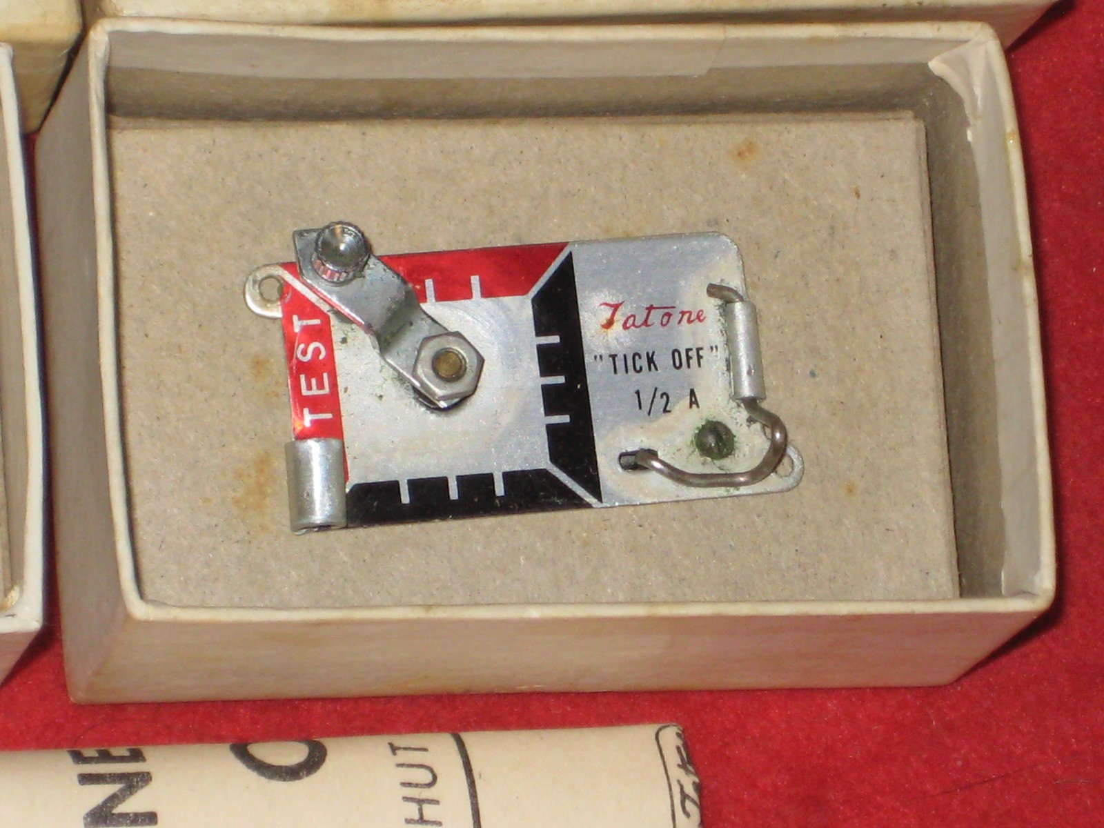 2 VINTAGE TATONE 1/2A "TICK OFF" TIMERS FREE FLIGHT MODEL AIRPLANE ...