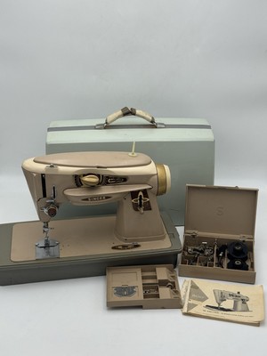 Singer Model 500A Slant-O-Matic Rocketeer Sewing Machine In Case ...