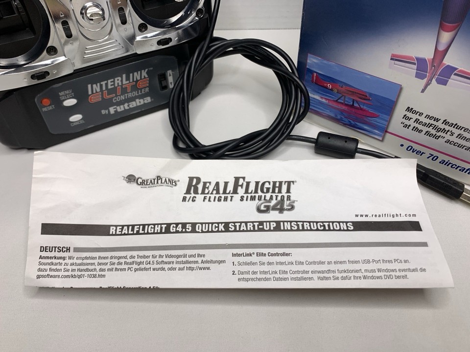 Great Planes Real Flight R/C Flight Simulator InterLink Futaba ...