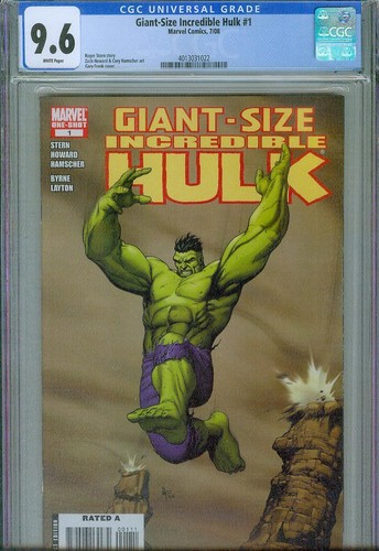 GIANT-SIZE INCREDIBLE HULK #1 CGC 9.6, 2008, NEW CASE | eBay