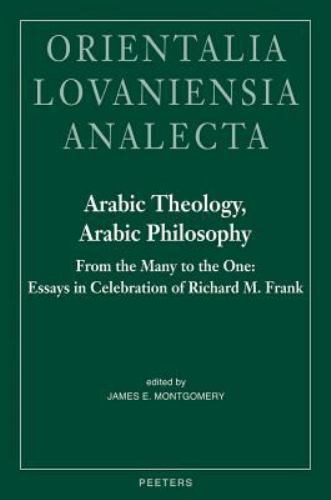 Orientalia Lovaniensia Analecta Ser.: Arabic Theology, Arabic ...