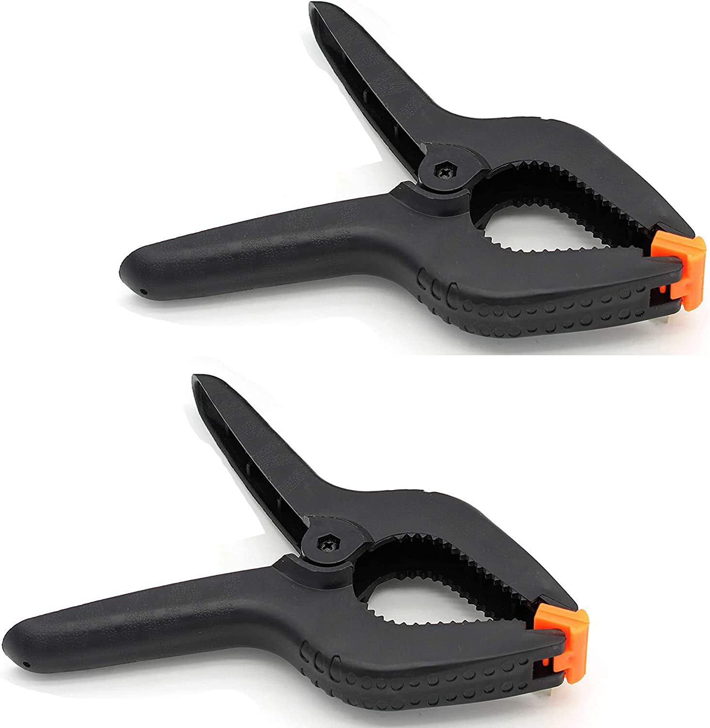 6.5" Micro SPRING CLAMP SET - Black - 2 pcs | eBay