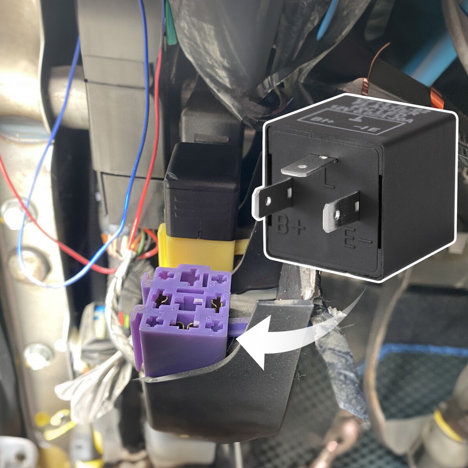 Turn Signal Hazard LED Flasher Relay CF13 3Pin No Fast Hyper-flash ...