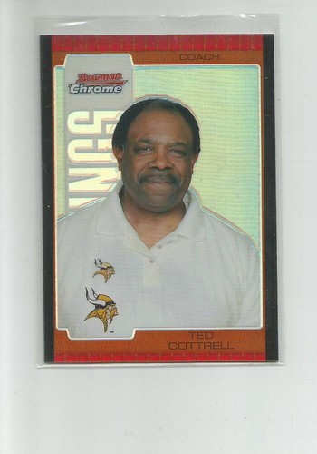 2005 Bowman Chrome Bronze Refractors #110 Ted Cottrell 086/150 | eBay