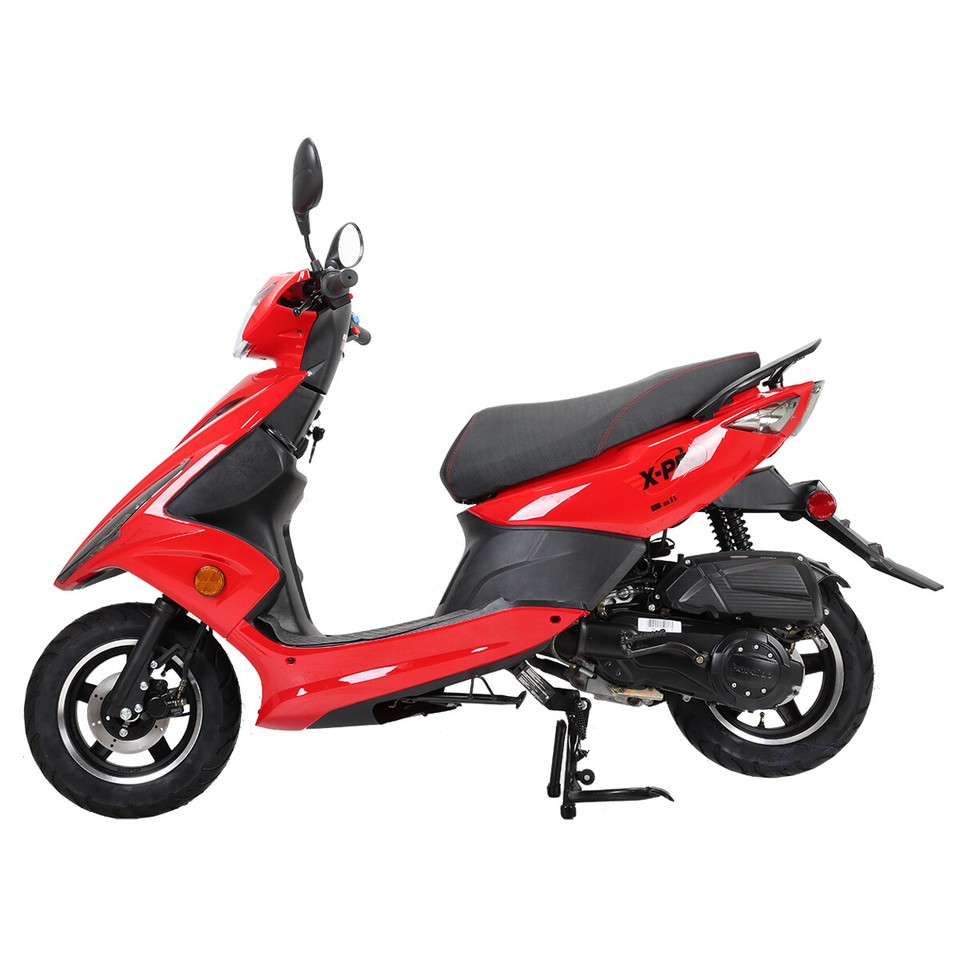 X-PRO Bali 150cc Moped Scooter with 10" Wheels, Electric Start, Large ...