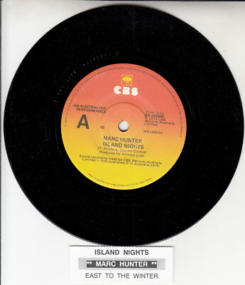 MARC HUNTER Island Nights DRAGON 7" 45 vinyl record NEW + juke box ...