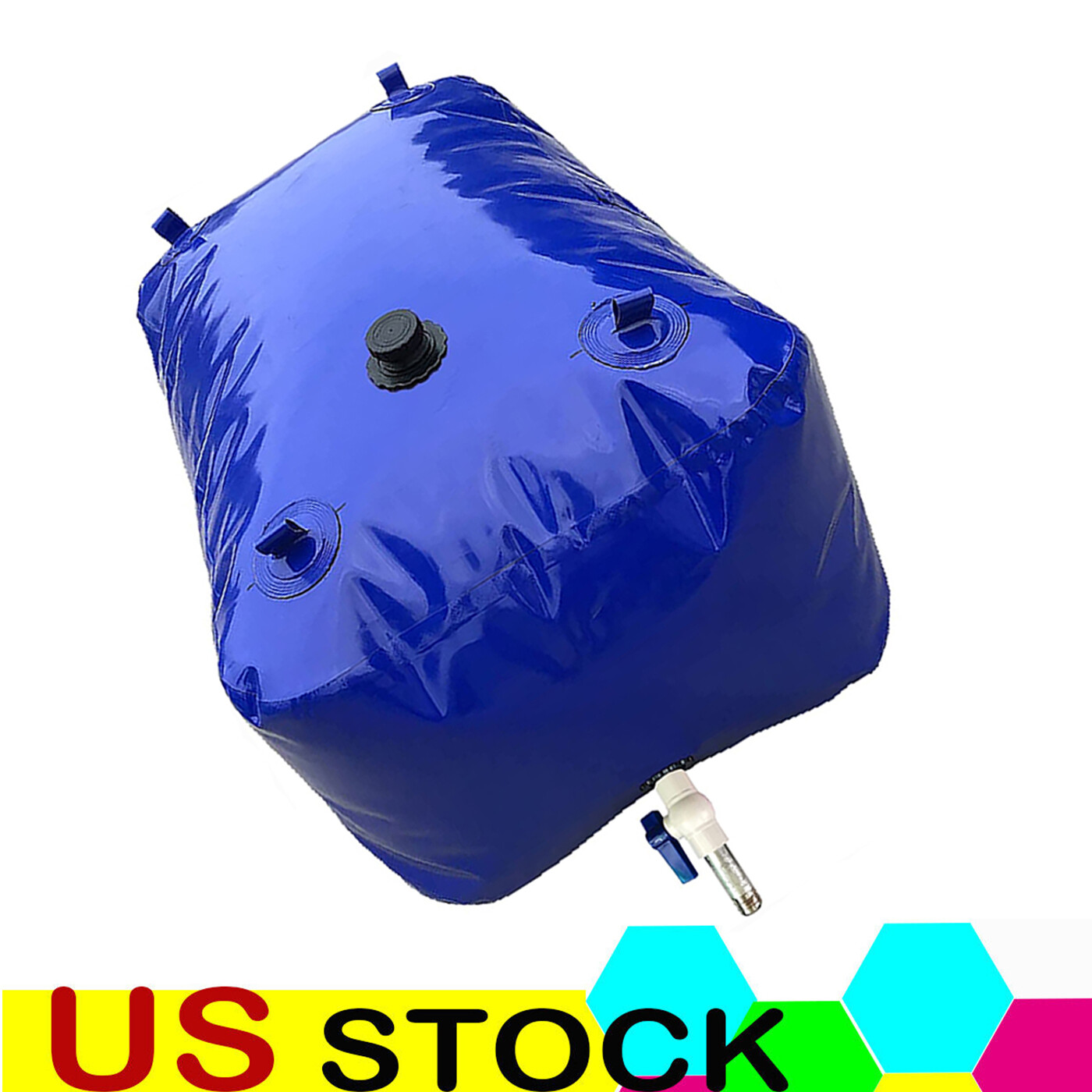 Water Storage Container Bag Bladder Collapsible Tank 264Gal /1000L With Valve RV | eBay