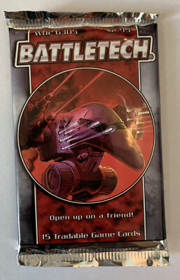 Sealed Battletech CCG/TCG Unlimited Booster Pack Trading Card Game WOC ...