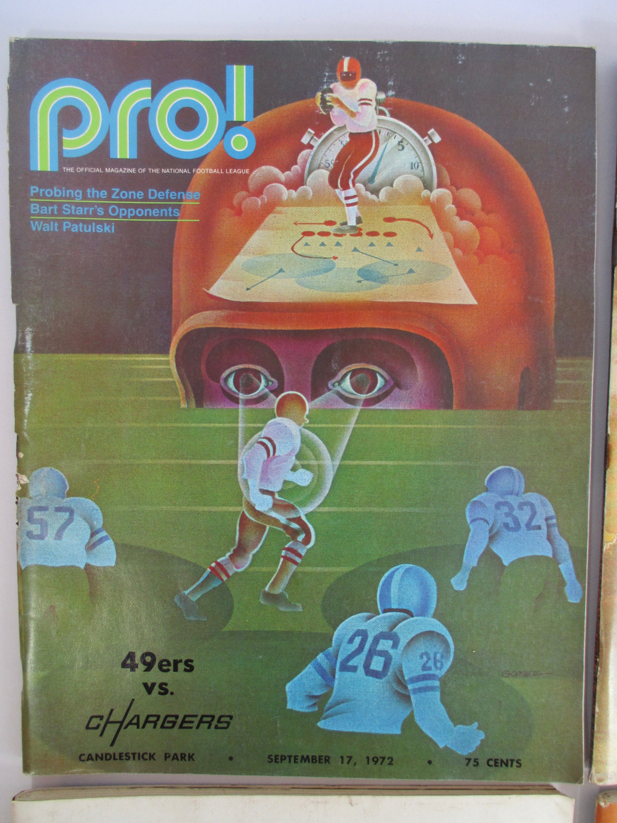 Lot of 4 1972 & 1973 49ers Pro! NFL Football Programs BRONKO NAGURSKI ...