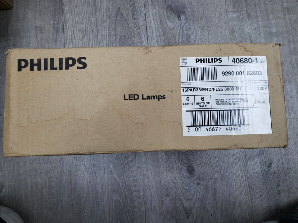 PHILIPS ENDURA LED 16PAR38/END/FL25, 3000 120V 16W WARM WHITE (BOX OF 6 ...