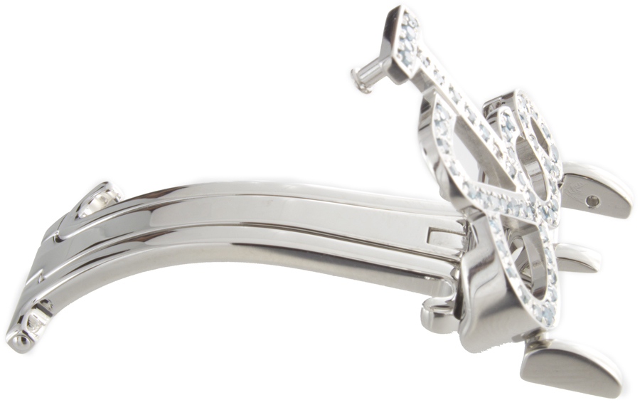 Jacob & Co Men's Stainless Steel Blue Diamond Buckle | eBay