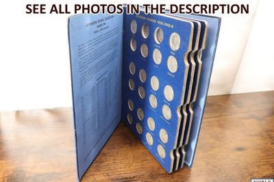 NobleSpirit (TM) 1938 - 1964 Jefferson Nickel Blue Book Coll w Wartime ...