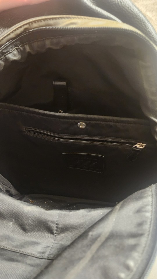 Men's Coach Green Leather Backpack | eBay