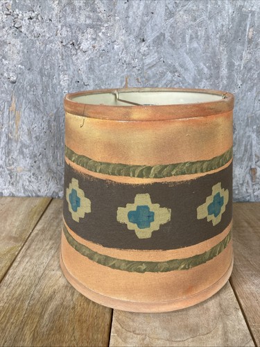 Handpainted Southwest Design Lamp Shade 9” Tall | eBay