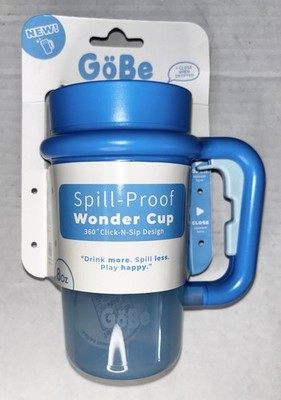 GoBe Kids No-Spill Wonder Cup with 360 Click-n-Sip design Blue | eBay