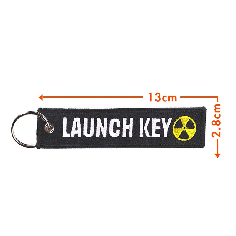 Launch Key Nuke Cool Funny Meme Black Car Racing Auto Motorcycle Key ...
