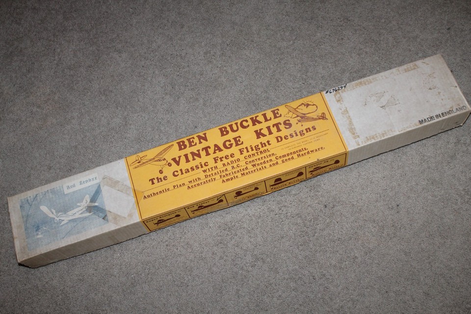 Ben Buckle - Vintage Kits Balsa RC Plane Kit - Red Zephyr New | eBay