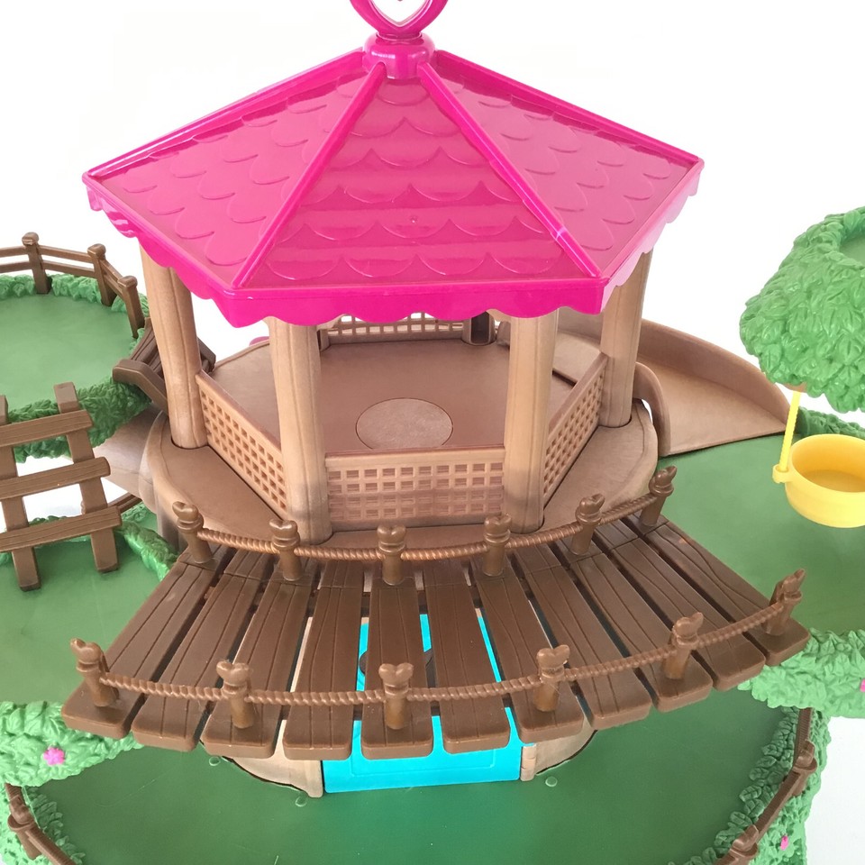 Li'l Woodzeez Family Treehouse Playset Kids Toys Treehouse with Slide ...