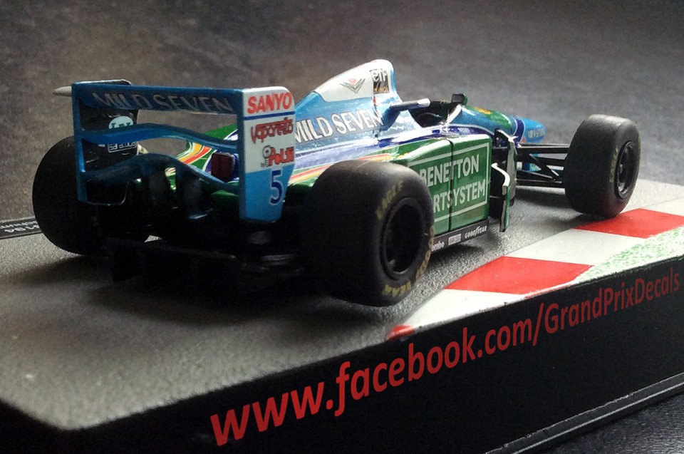 Formula 1 car collection Benetton B194 MILD SEVEN water slide 1994 ...