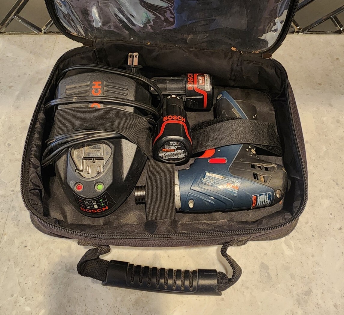 Bosch PS20 1/4" 12v Pocket Driver With 12 Volt OEM Battery for sale ...