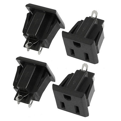 4pcs 15A 250VAC US 3 Pin Inlet Female Power Socket | eBay