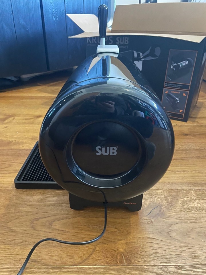Krups VB650852 "The SUB" Beer Dispenser - Black | FAULTY 3045386379088 ...
