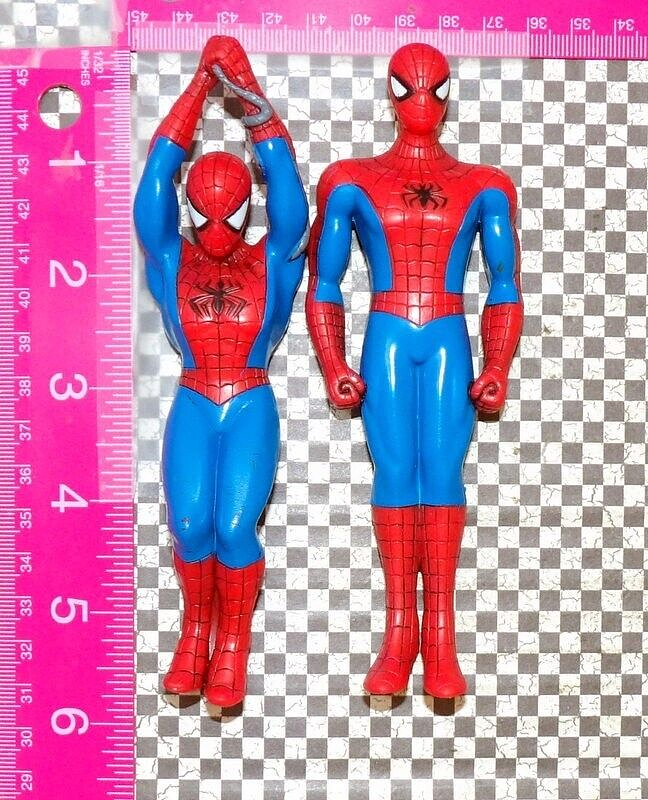 Marvel 2007 SPIDERMAN DEEP SEA HEROES DIVE STICK Water Pool Toy Figures ...