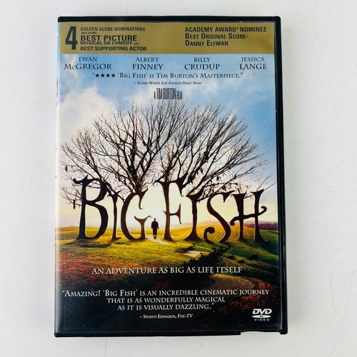 Big Fish DVD Billy Crudup, Hailey Anne Nelson, Ewan McGregor, Albert ...