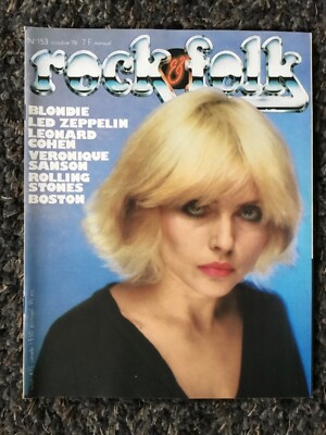 ROCK & FOLK n°153 OCT 79 BLONDIE / LED ZEPPELIN / STONES / Véronique ...