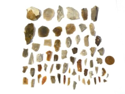 60 Original Flint Flakes Prehistoric Field Walking Eyes Only Finds ...