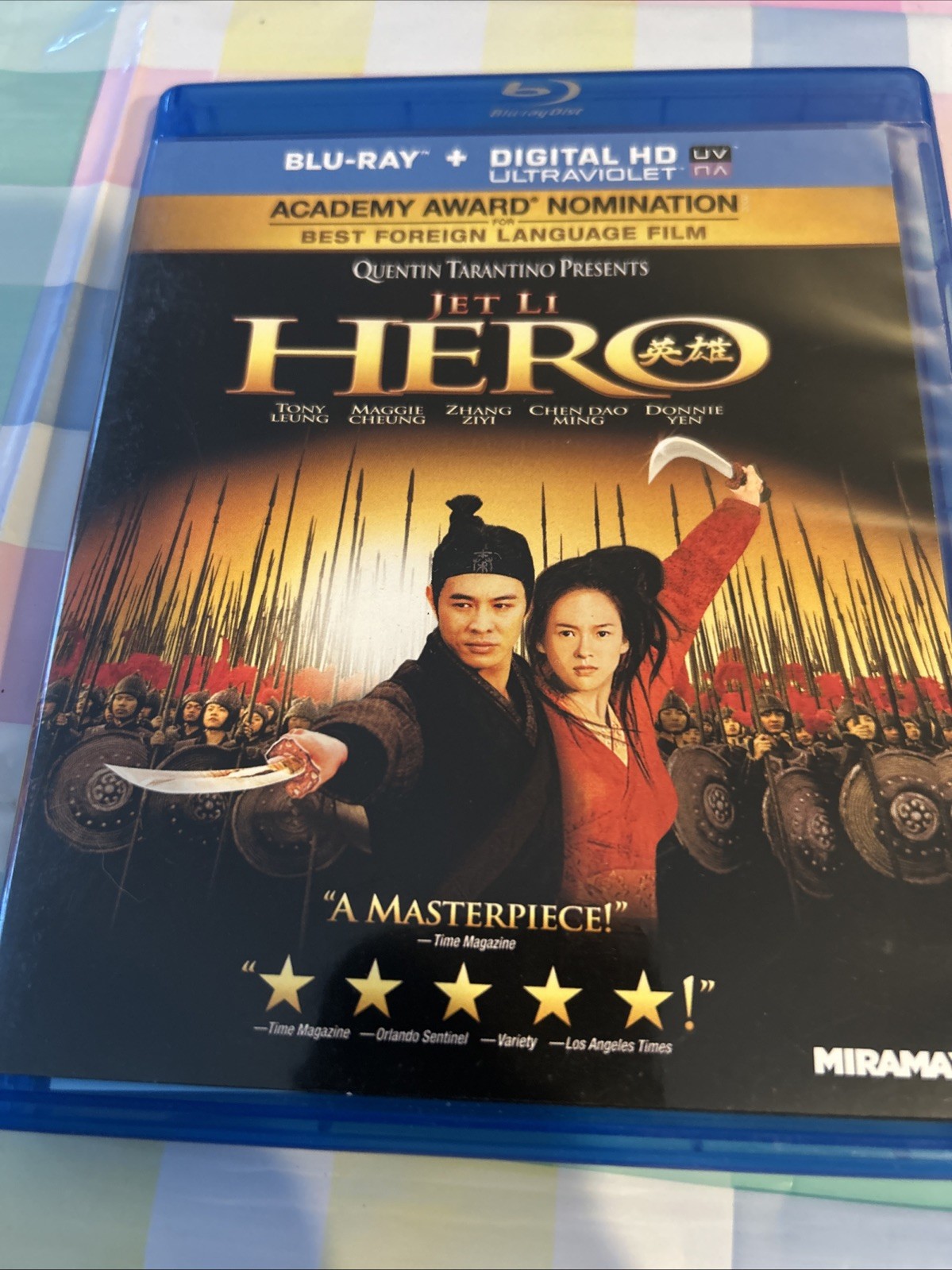 HERO (Blu-ray Disc, 2002) Jet Li Quentin Tarantino 31398137566| eBay