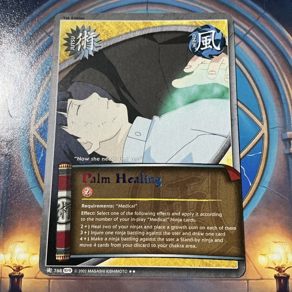 Naruto CCG Palm Healing #768 Rainbow Text 1st Edition NM | eBay