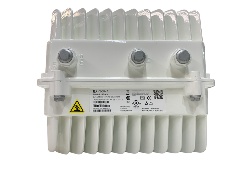 Vecima Entra SF-4X Optical Line Terminal Ethernet EPON R-OLT Node | eBay