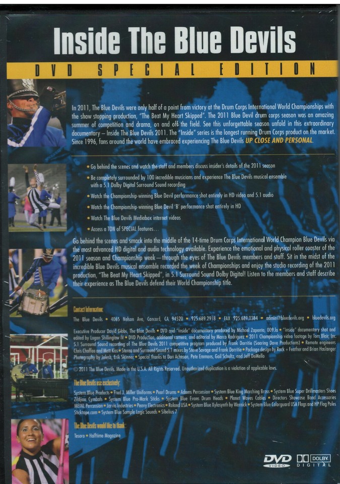 INSIDE THE BLUE DEVILS 2011 (DVD, 2011) NEW | eBay