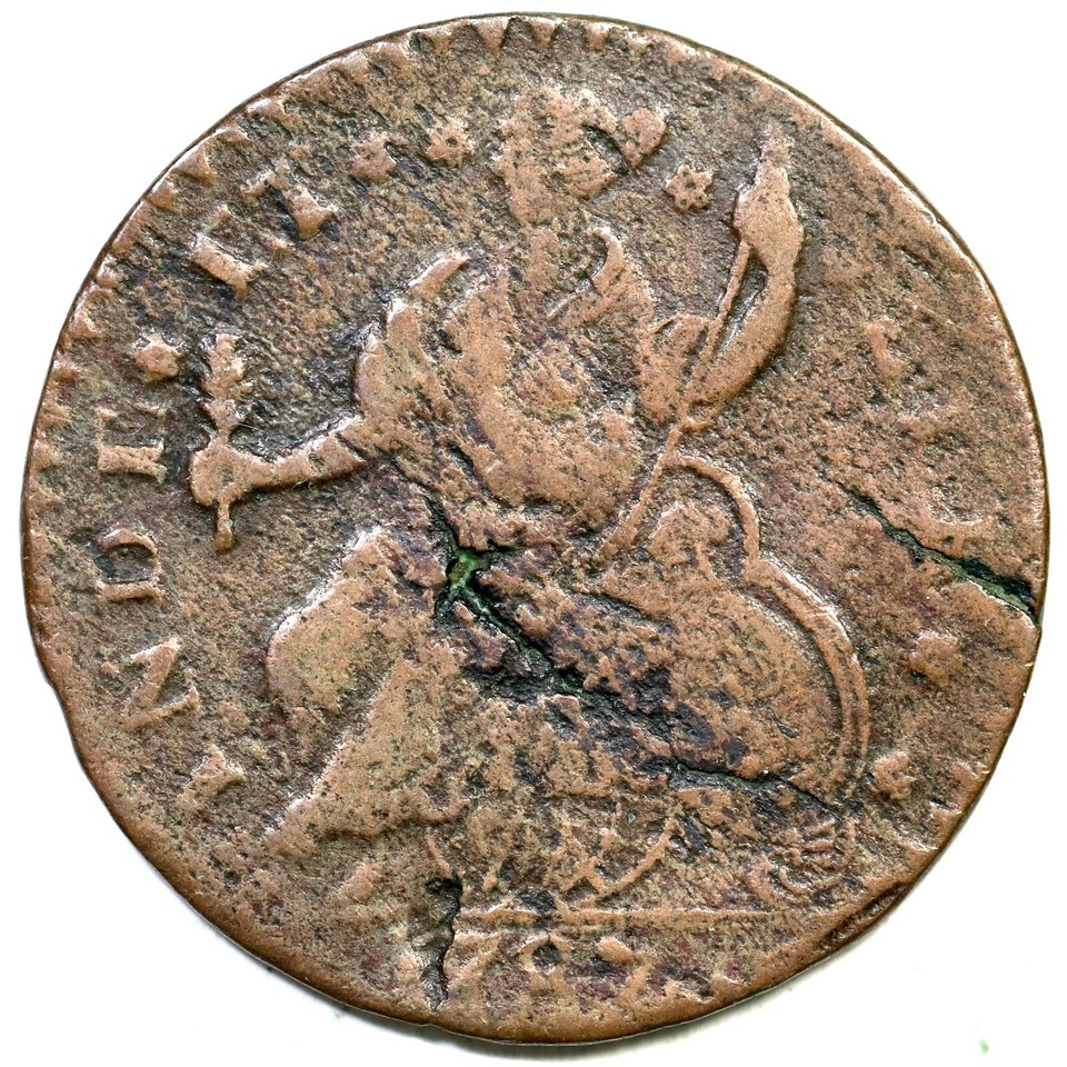 1787 M 15-F R-3 Connecticut Colonial Copper Coin | eBay