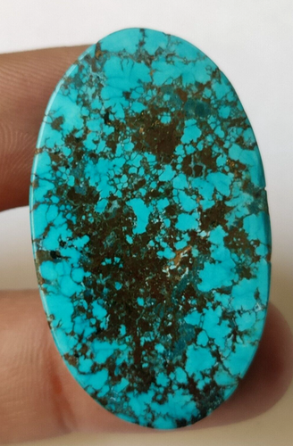 AAA + turquoise de montagne bleue naturelle 64,70 ct. Pierre précieuse ...