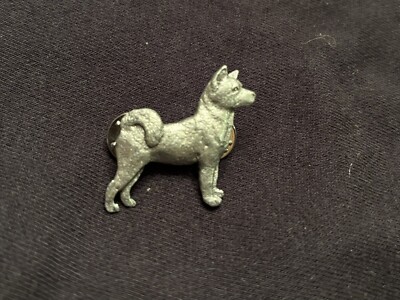 Akita Pewter Brooch Pin / Lapel Pin | eBay