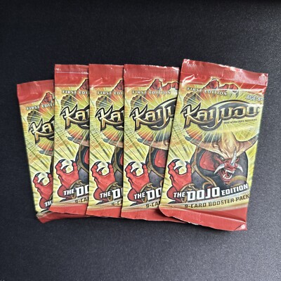 Wizards of the Coast Kaijudo Dojo Edition Booster Pack LOT of 5 | eBay