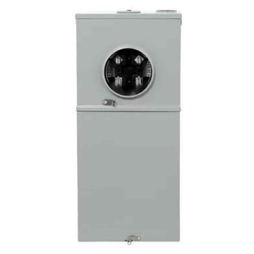 GE 200-Amp Combination Main Breaker Ringless Meter Socket 8-Space 16 ...