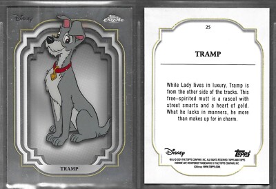 Topps Chrome Disney 2024 #25 Tramp Lady and the Tramp Card | eBay UK