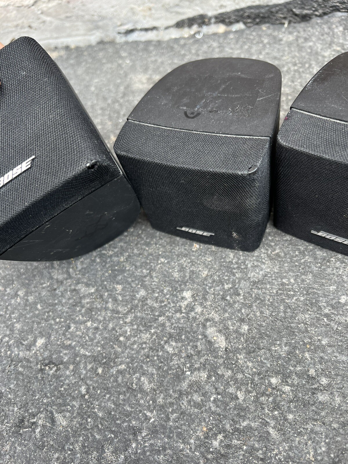 Bose Single Cube Speakers 4 Acoustimass Lifestyle Satellite Surround ...