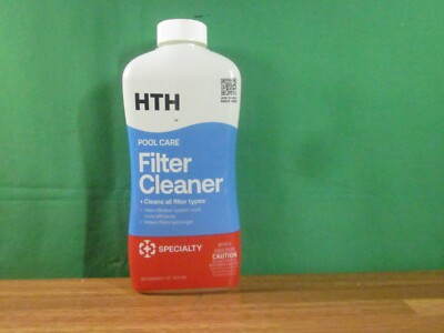 HTH 67071 Swimming Pool Care Filter Cleaner - Removes Dirt, Oil, and ...