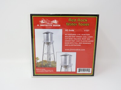 JL Innovative HO 521 Red Rock Water Tower Structure Building Kit | eBay