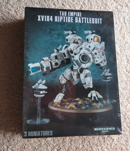 Warhammer 40,000 Tau Empire XV104 Riptide Battlesuit-New Unopened ...