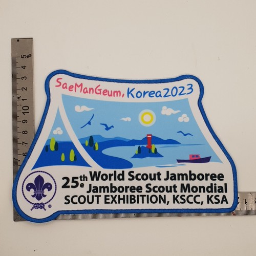 RARE 25th World Jamboree 2023 Official Patch / SCOUT EXHIBITION BIG Badge #5 | eBay